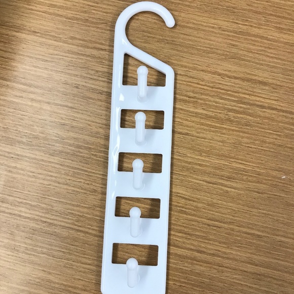 Storage & Organization | Vertical Hanger Plastic 5 Hooks Belts Scarf ...
